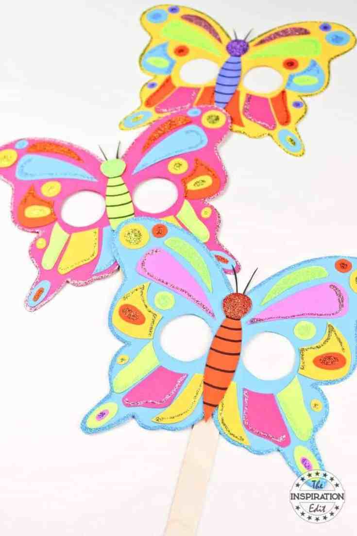 DIY Butterfly Mask for Kids · The Inspiration Edit