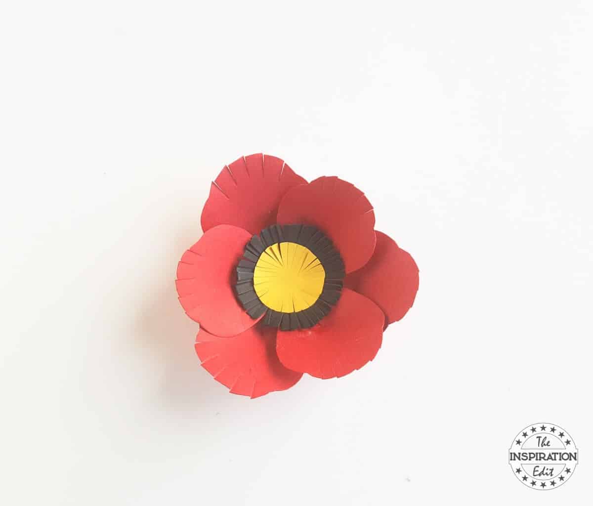 Poppy Flower With Poppy Craft Template · The Inspiration Edit