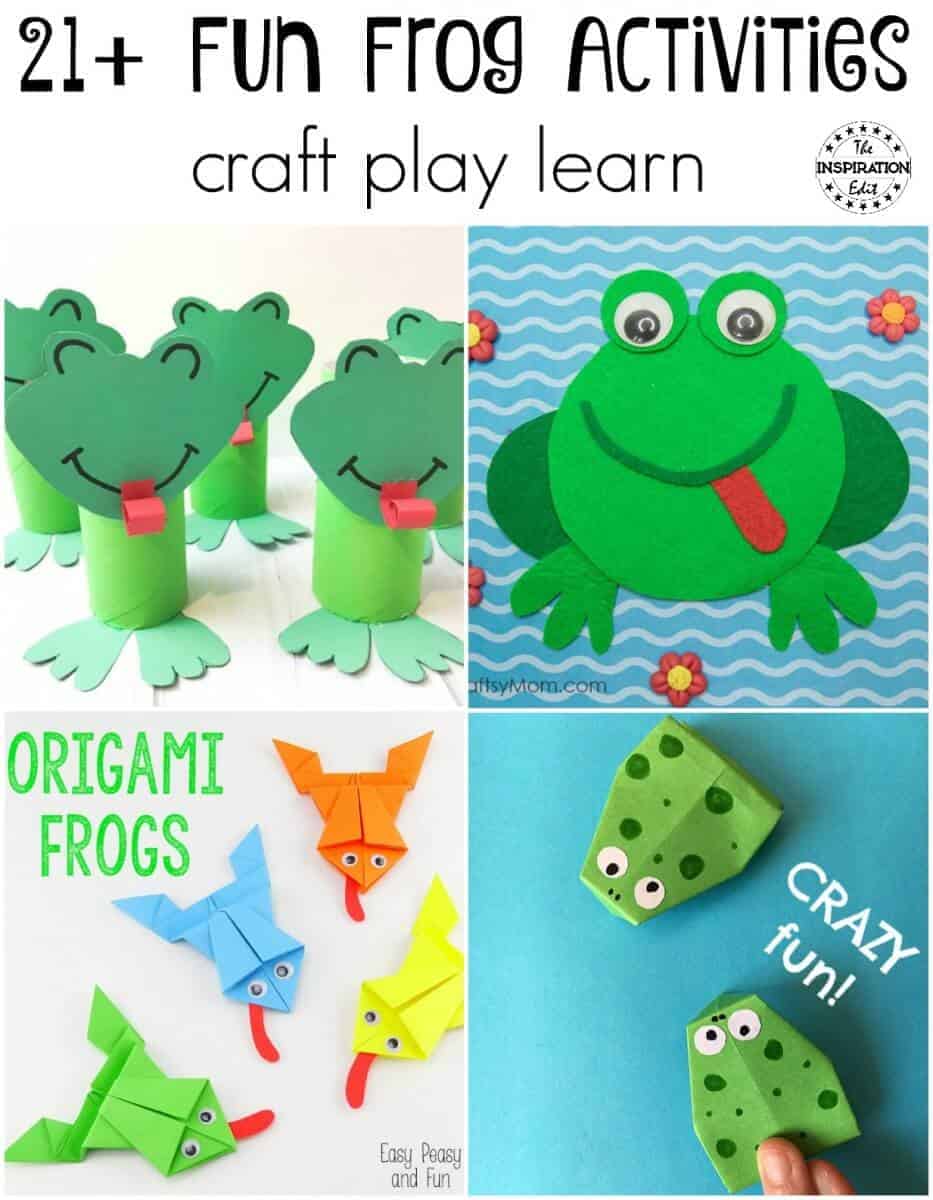 Frog Activities and Crafts for Preschoolers - The Inspiration Edit