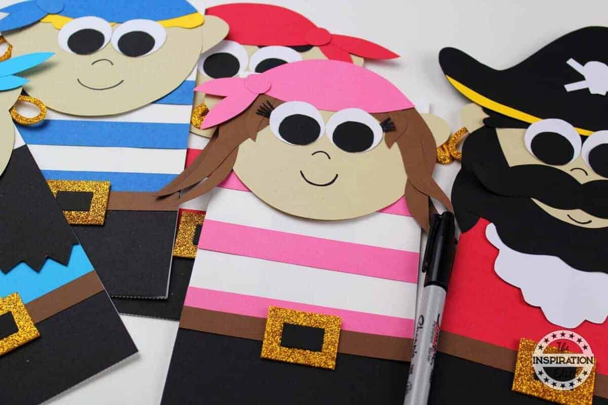 Captain Hook Paper Bag Pirate Puppet - The Inspiration Edit