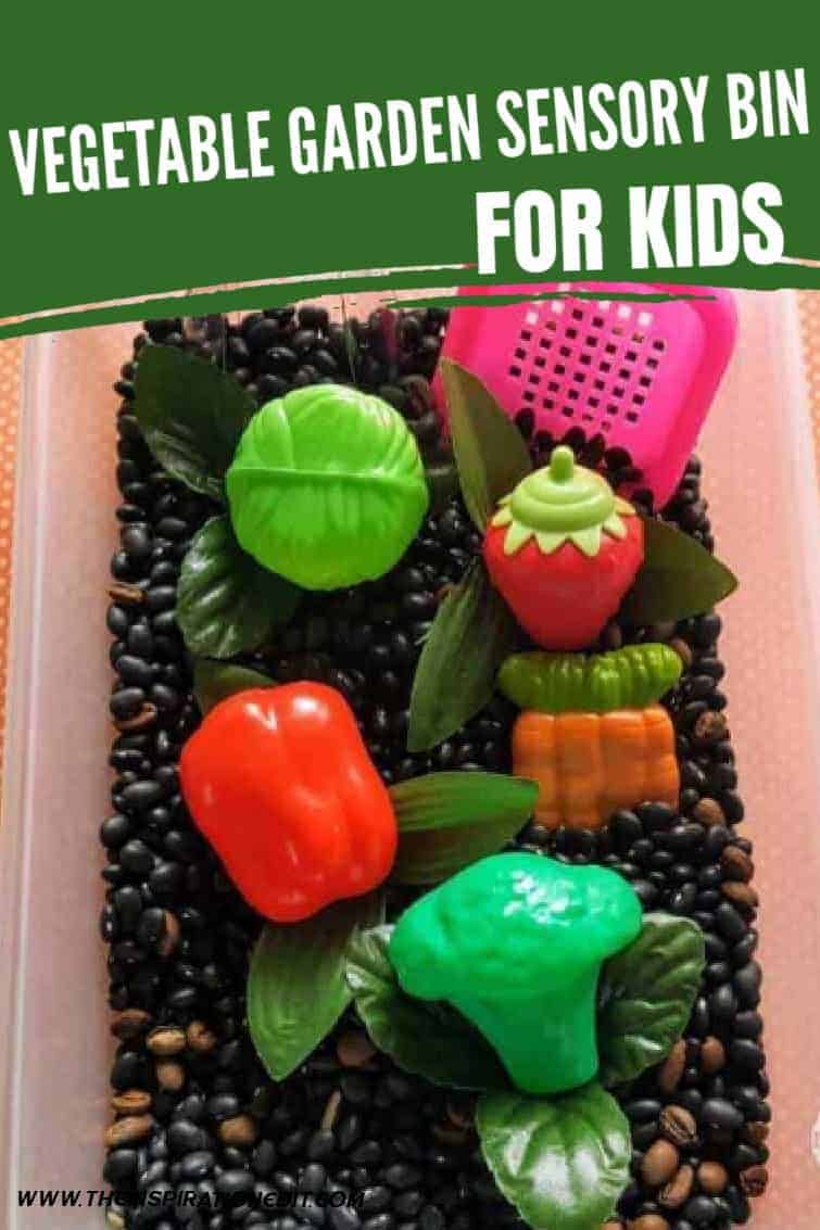 Preschool Vegetable Garden Sensory Bin - The Inspiration Edit