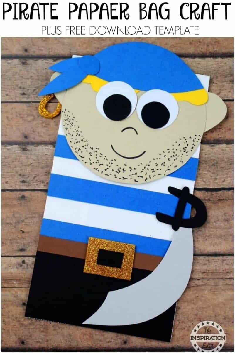 3 Pirates Paper Bag Craft - The Inspiration Edit