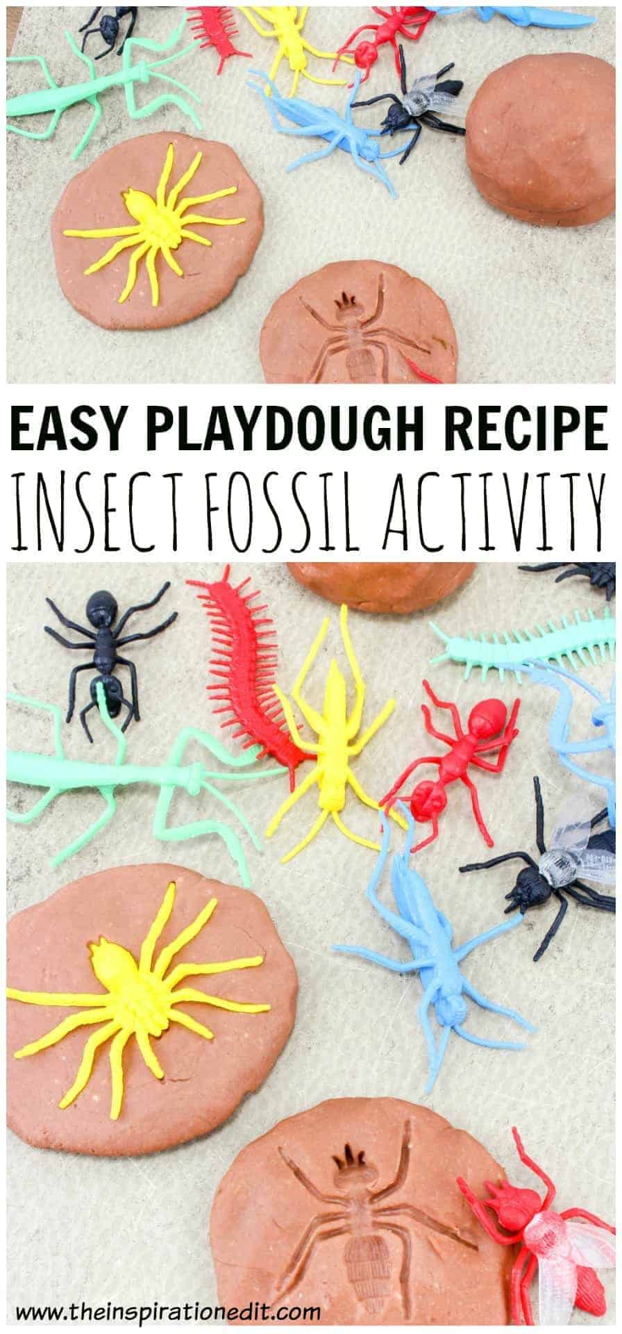 Best Playdough Recipe and Bug Fossil Playdough - The Inspiration Edit