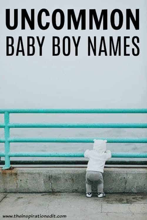 30+ Unique Boys Names for Your Baby - The Inspiration Edit