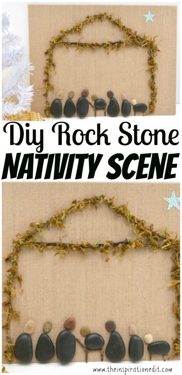 DIY Nativity Craft Using Painted Rocks - The Inspiration Edit