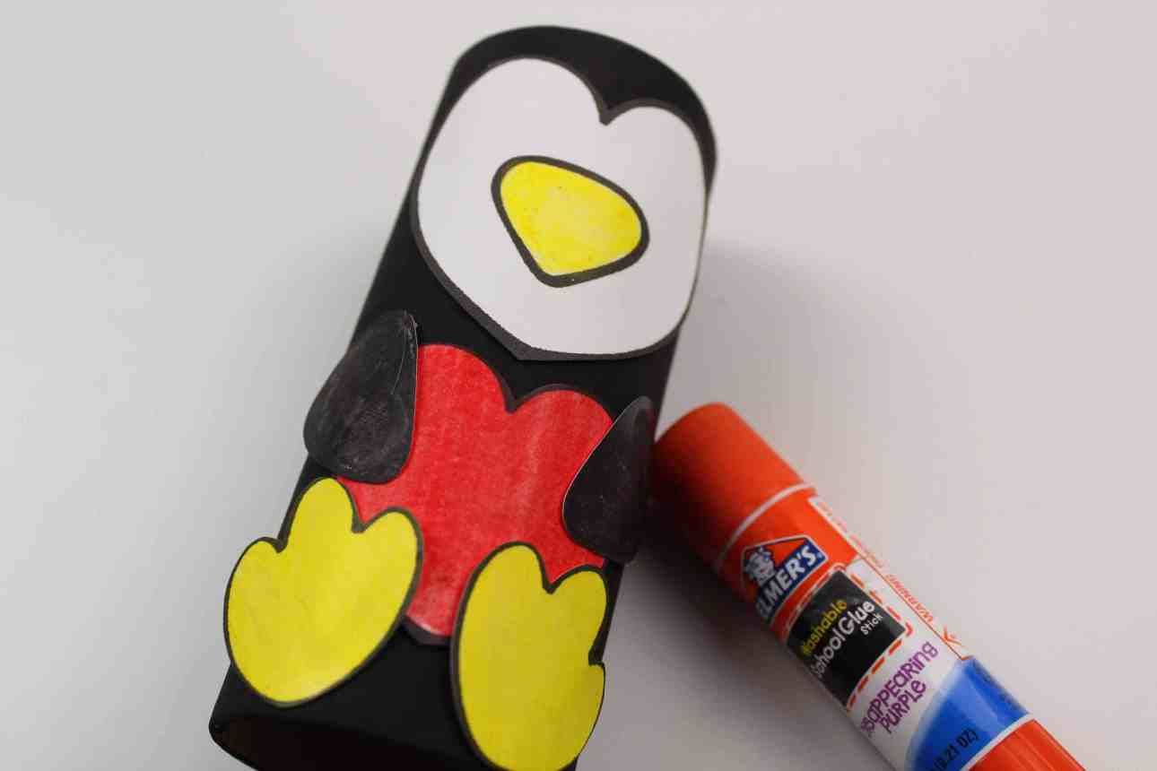 Toilet Tube Preschool Penguin Craft - The Inspiration Edit