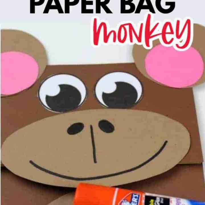 DIY Paper Bag Monkey Craft for Preschoolers - The Inspiration Edit