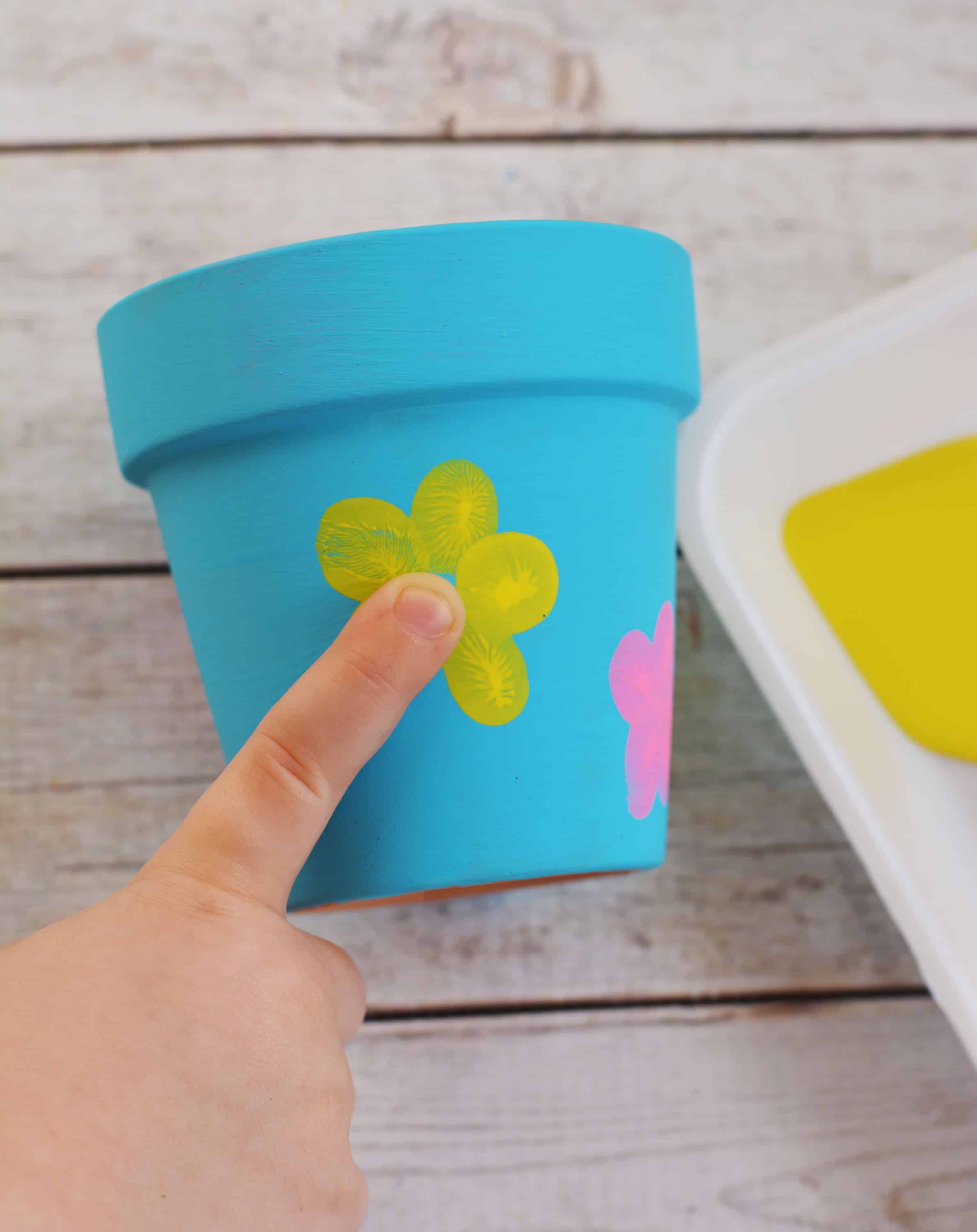 Mothers Day Flower Pot Craft for Kids · The Inspiration Edit