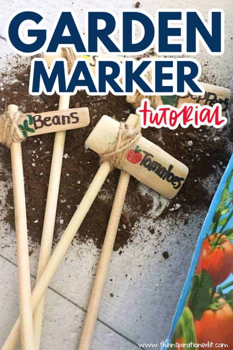 DIY Markers for Growing Vegetables · The Inspiration Edit