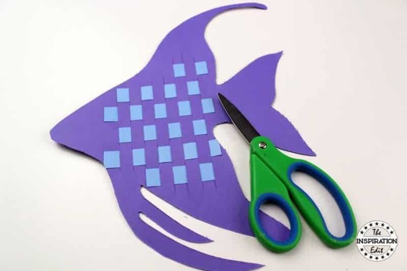 Paper Weave Fish Craft for Kids · The Inspiration Edit