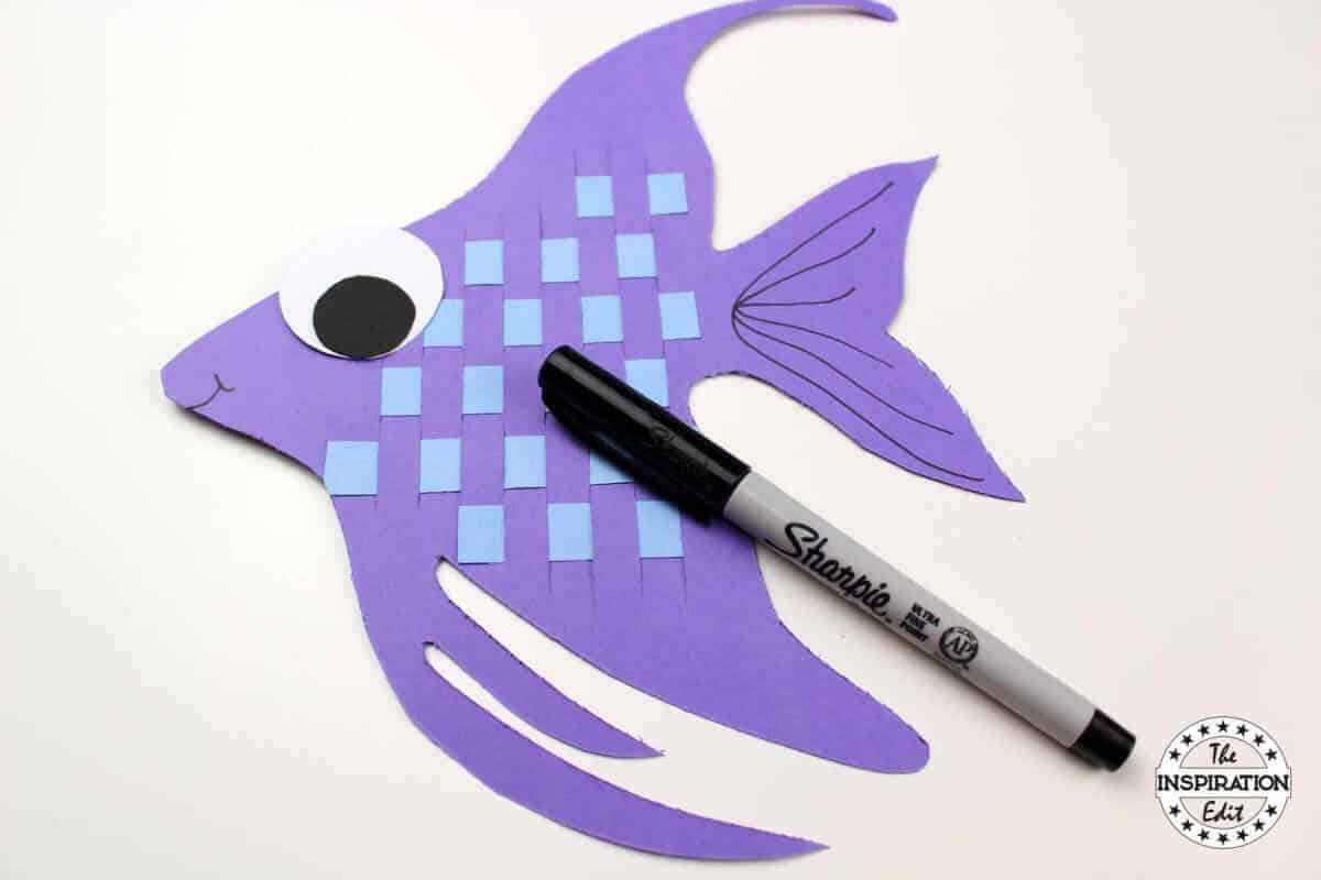 Paper Weave Fish Craft for Kids · The Inspiration Edit