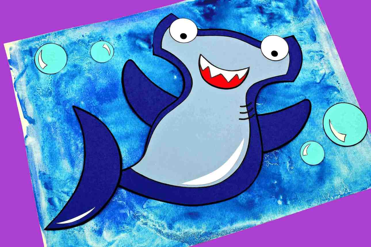 Hammer Head Shark Craft for Kids · The Inspiration Edit