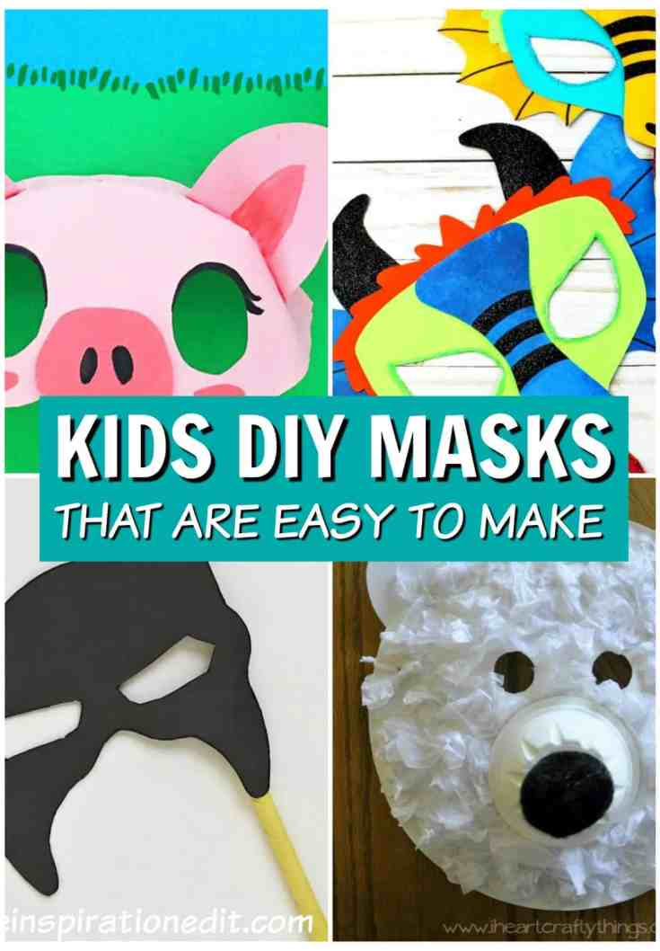 20 DIY Masks for Kids That They Will Love - The Inspiration Edit