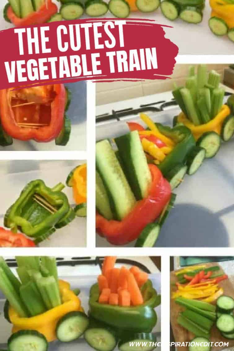 Vegetable Train a Fun Party Food Idea - The Inspiration Edit