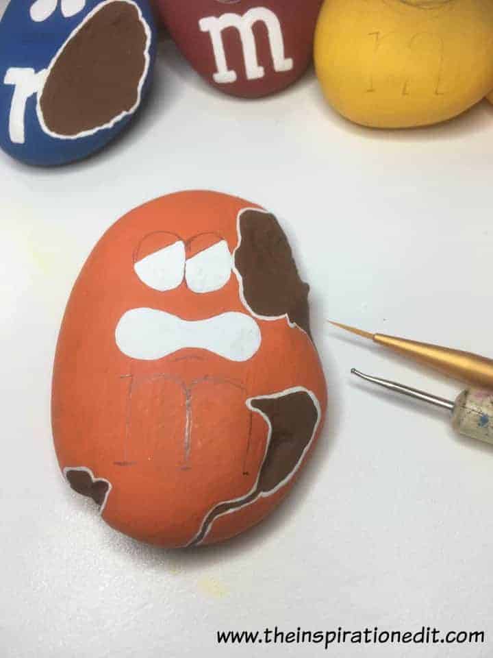 M&M Painted Rocks Art Tutorial - The Inspiration Edit