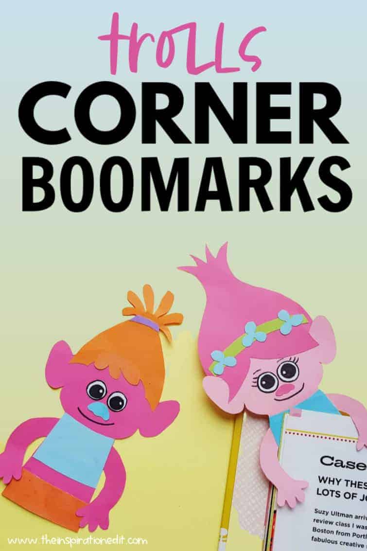 Hug Time Poppy Troll Corner Bookmarks - The Inspiration Edit