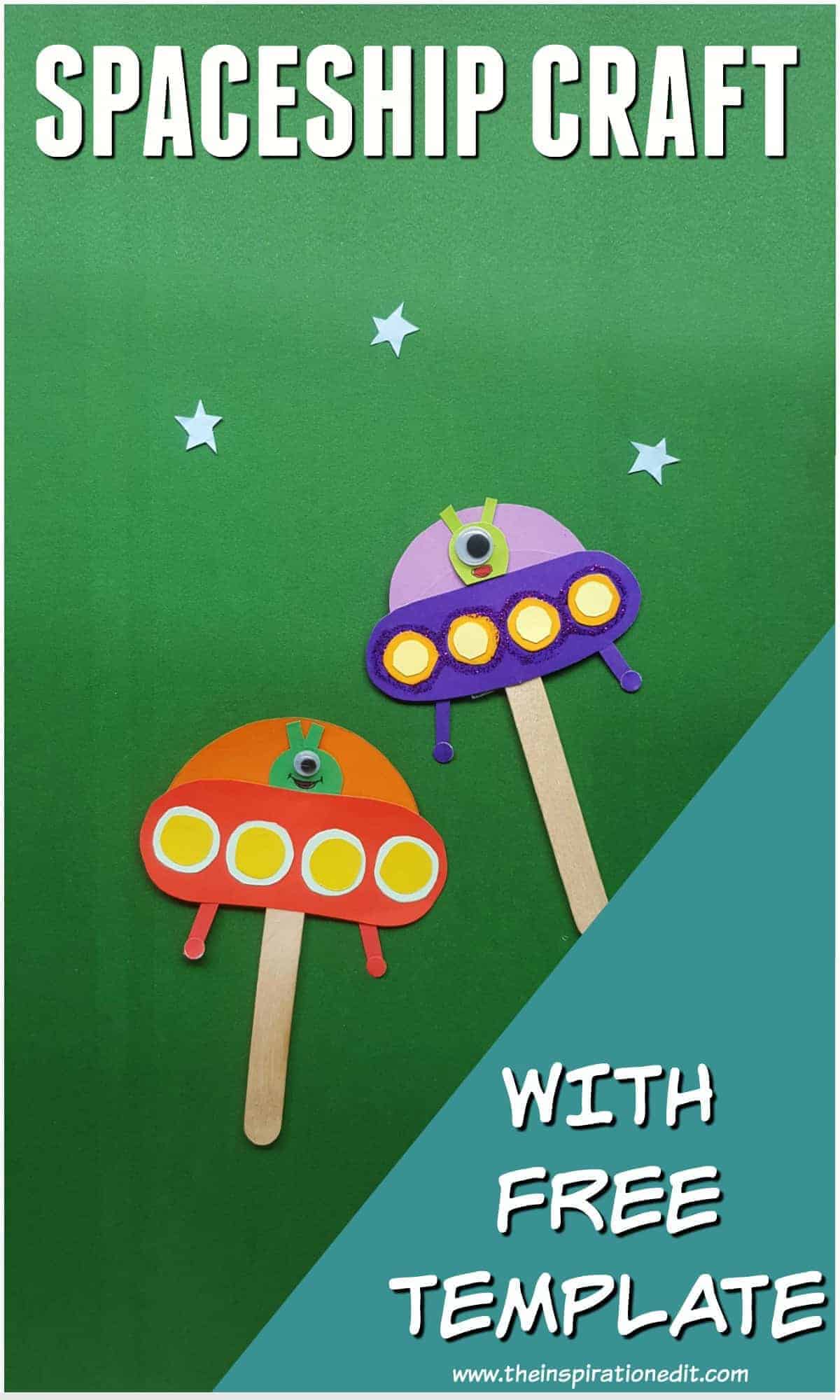 Spaceship Alien Craft for Kids - The Inspiration Edit