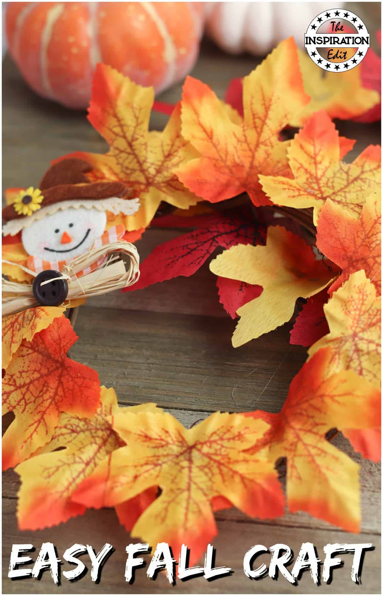 Autumn Wreath Craft for Kids - The Inspiration Edit