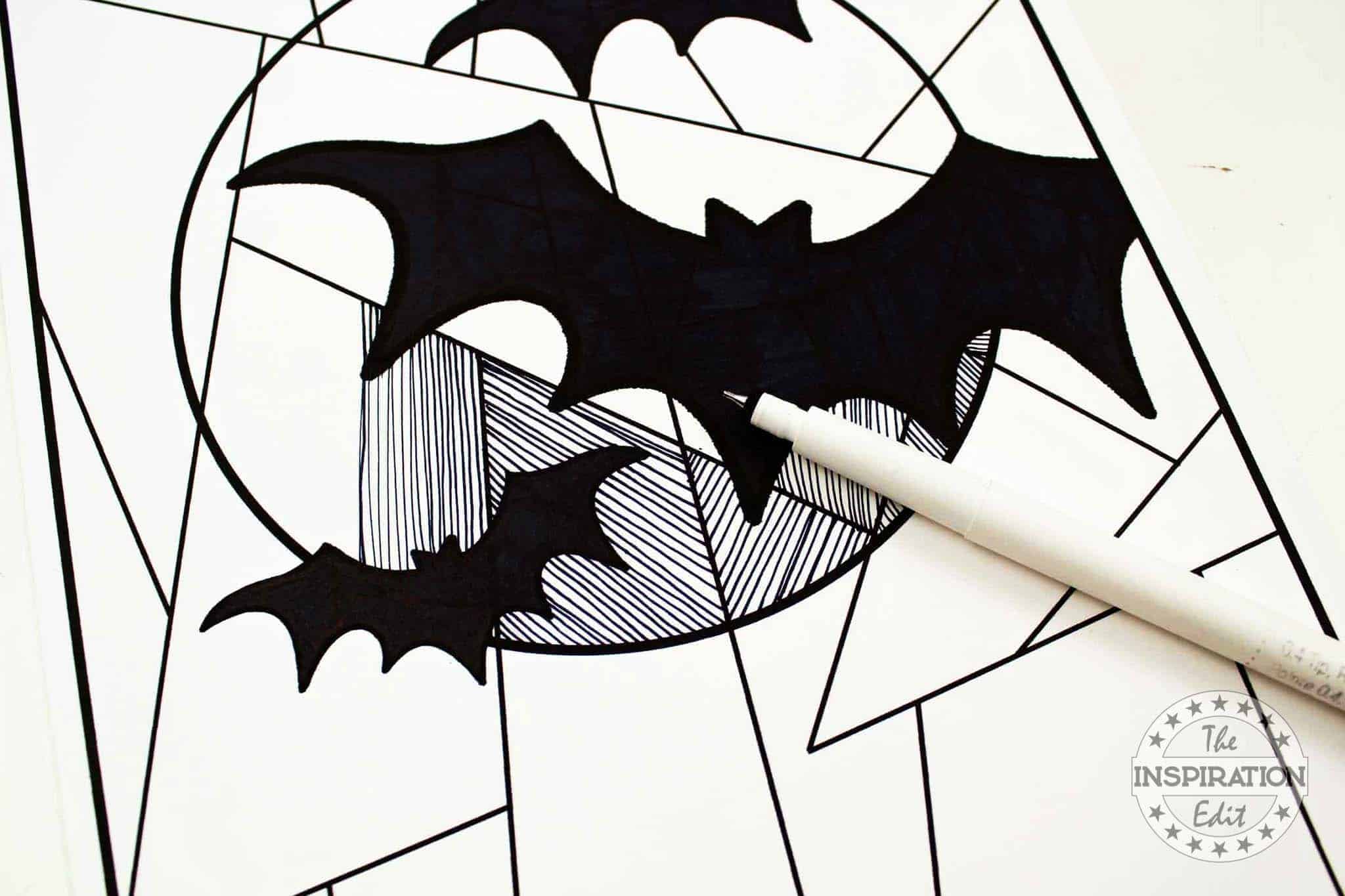Halloween Bat Drawing - The Inspiration Edit