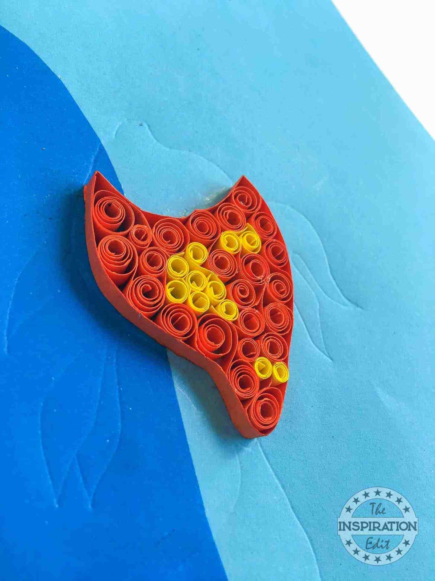 Easy Quilled Goldfish Craft Anyone Can Do · The Inspiration Edit