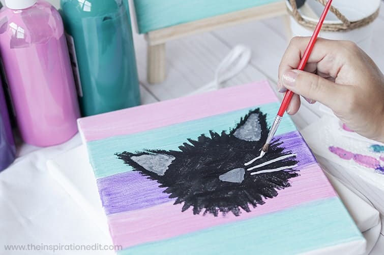 Cat Painting Tutorial for Kids · The Inspiration Edit