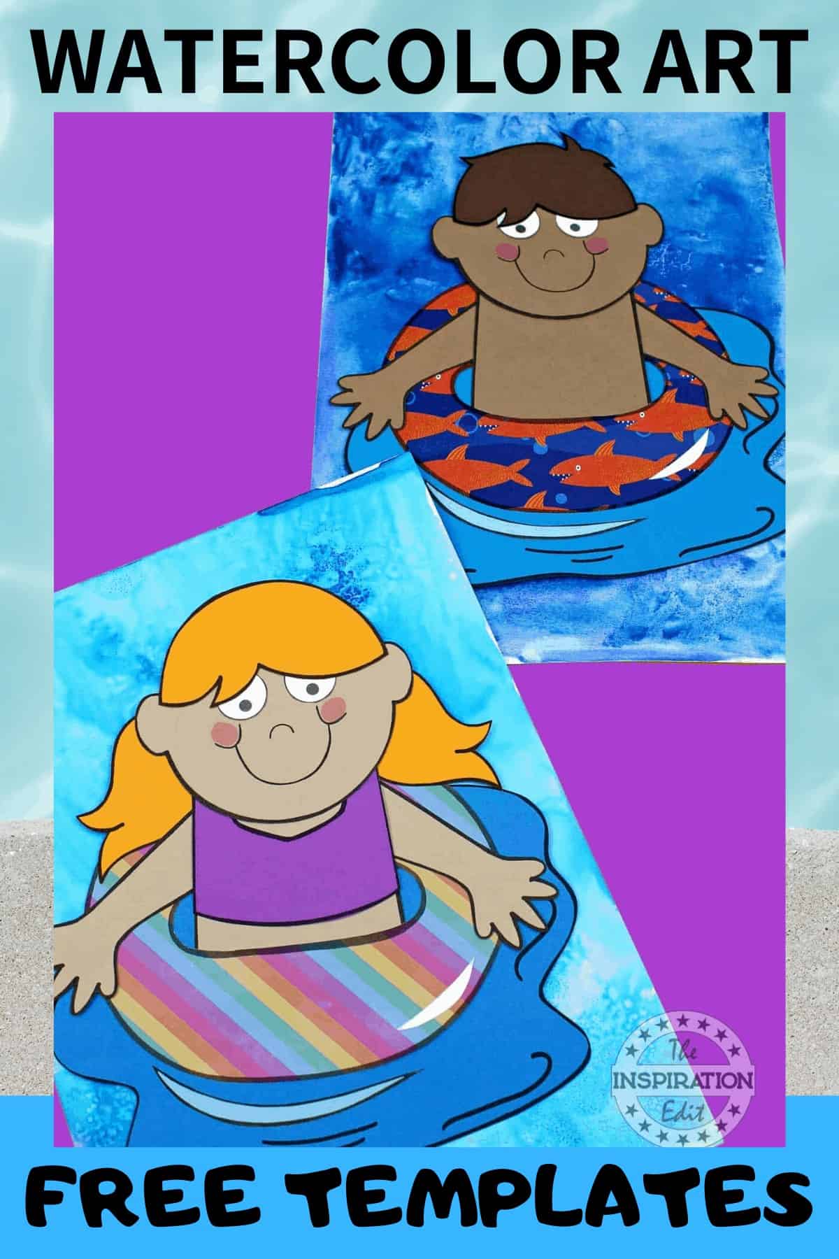 Watercolor Painting for Kids: Summer Fun · The Inspiration Edit