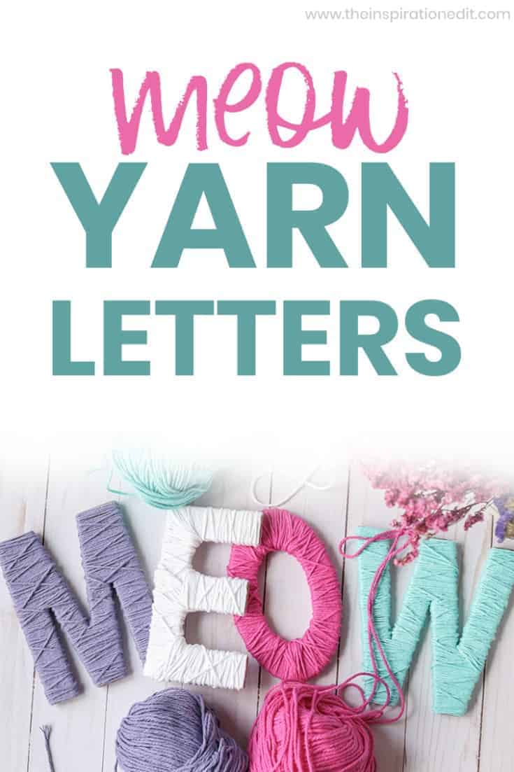 DIY Yarn Letters · The Inspiration Edit