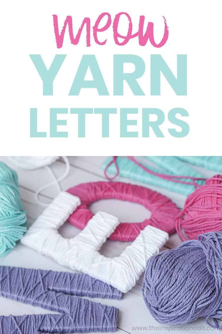 DIY Yarn Letters - The Inspiration Edit