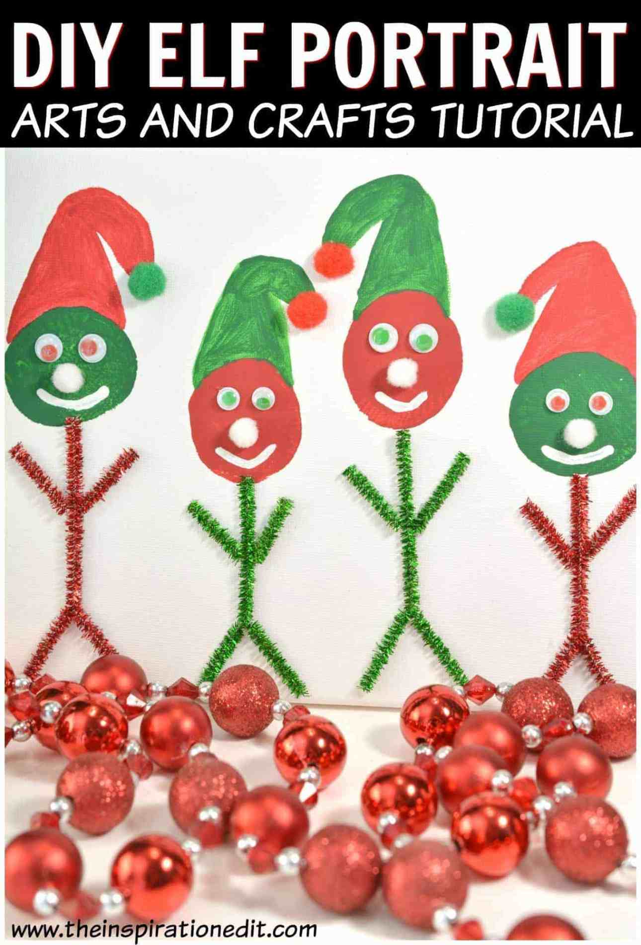 Elf Craft: DIY Wooden Elf Family Portrait - The Inspiration Edit