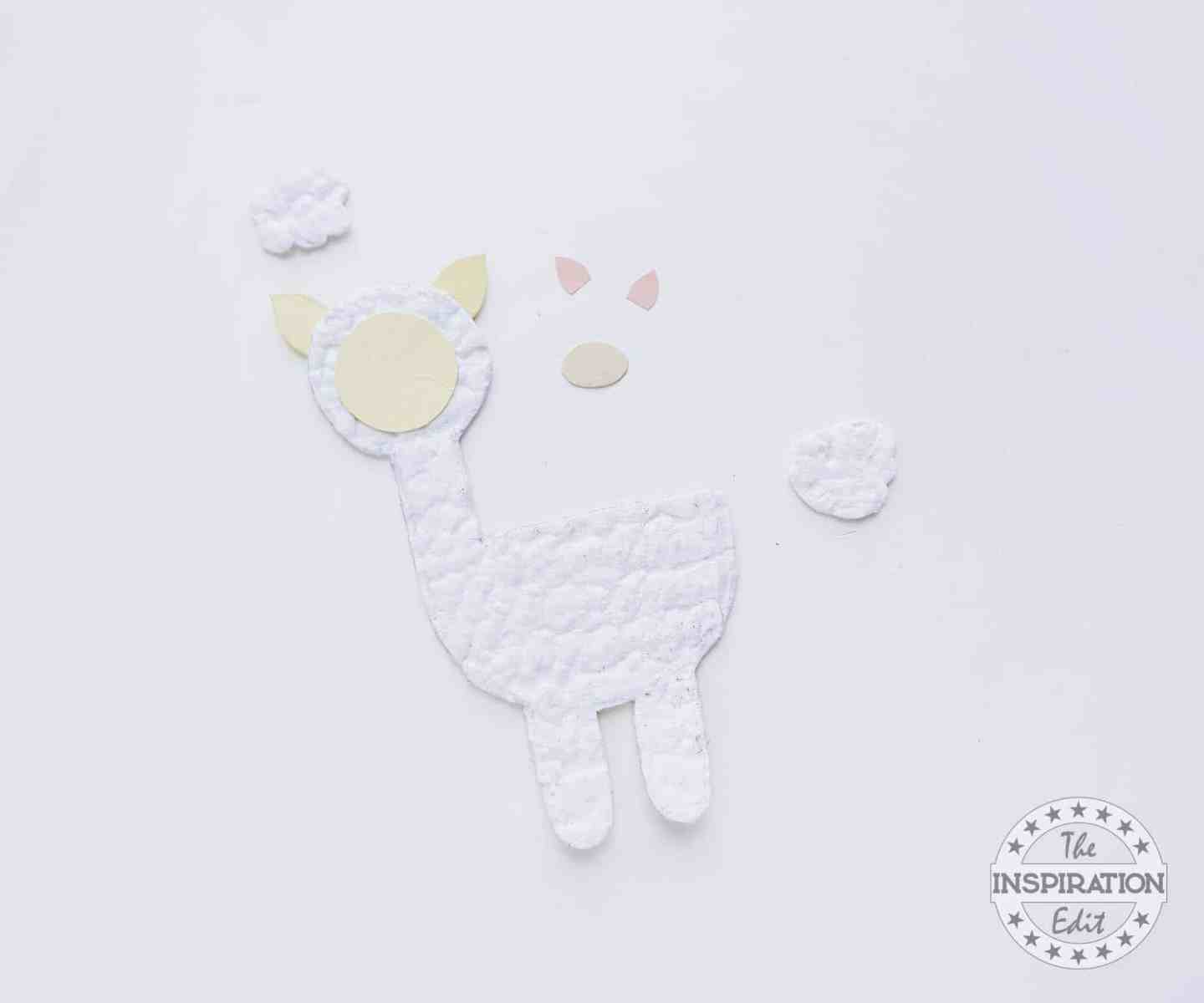 Alpaca Paper Craft for Kids · The Inspiration Edit