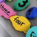 DIY Number Rocks for Teaching Core Math Skills - The Inspiration Edit
