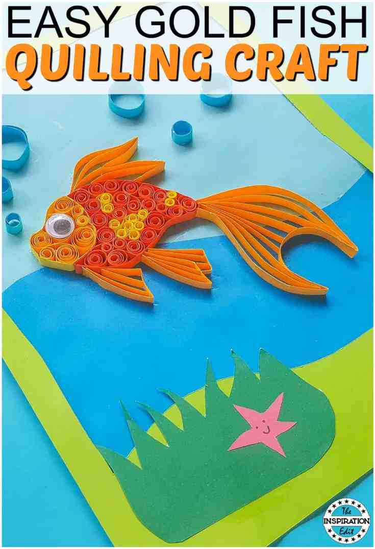 Easy Quilled Goldfish Craft Anyone Can Do · The Inspiration Edit