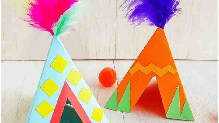 Tipi Craft: Native American Paper Craft · The Inspiration Edit