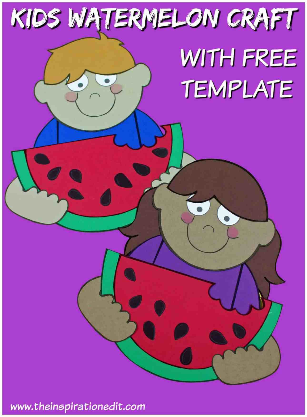 Watermelon Template and Craft - The Inspiration Edit