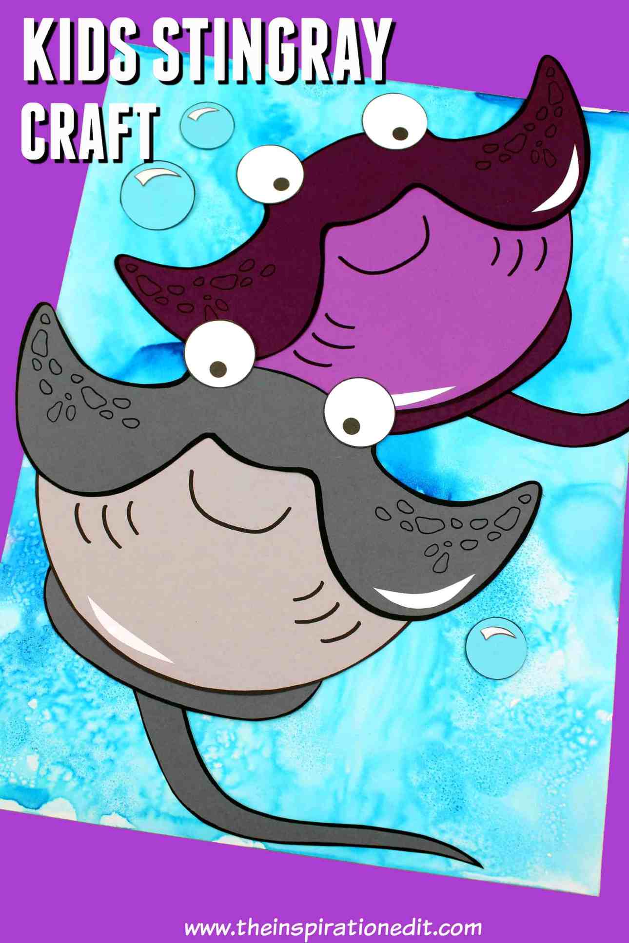 Easy Stingray Craft for Kids - The Inspiration Edit