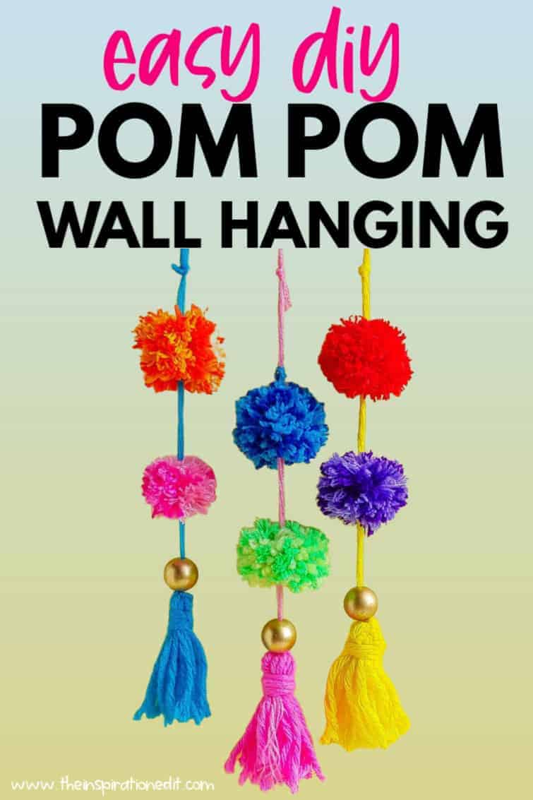 POM Pom Tassel Wall Hanging Craft - The Inspiration Edit