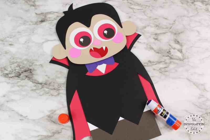 Vampire Puppet Paper Bag Craft - The Inspiration Edit