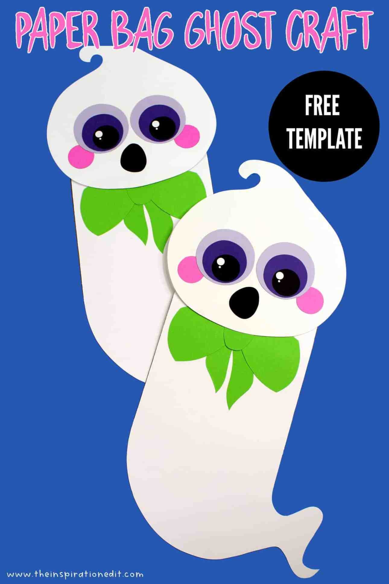 Halloween Puppet Ghost Craft · The Inspiration Edit