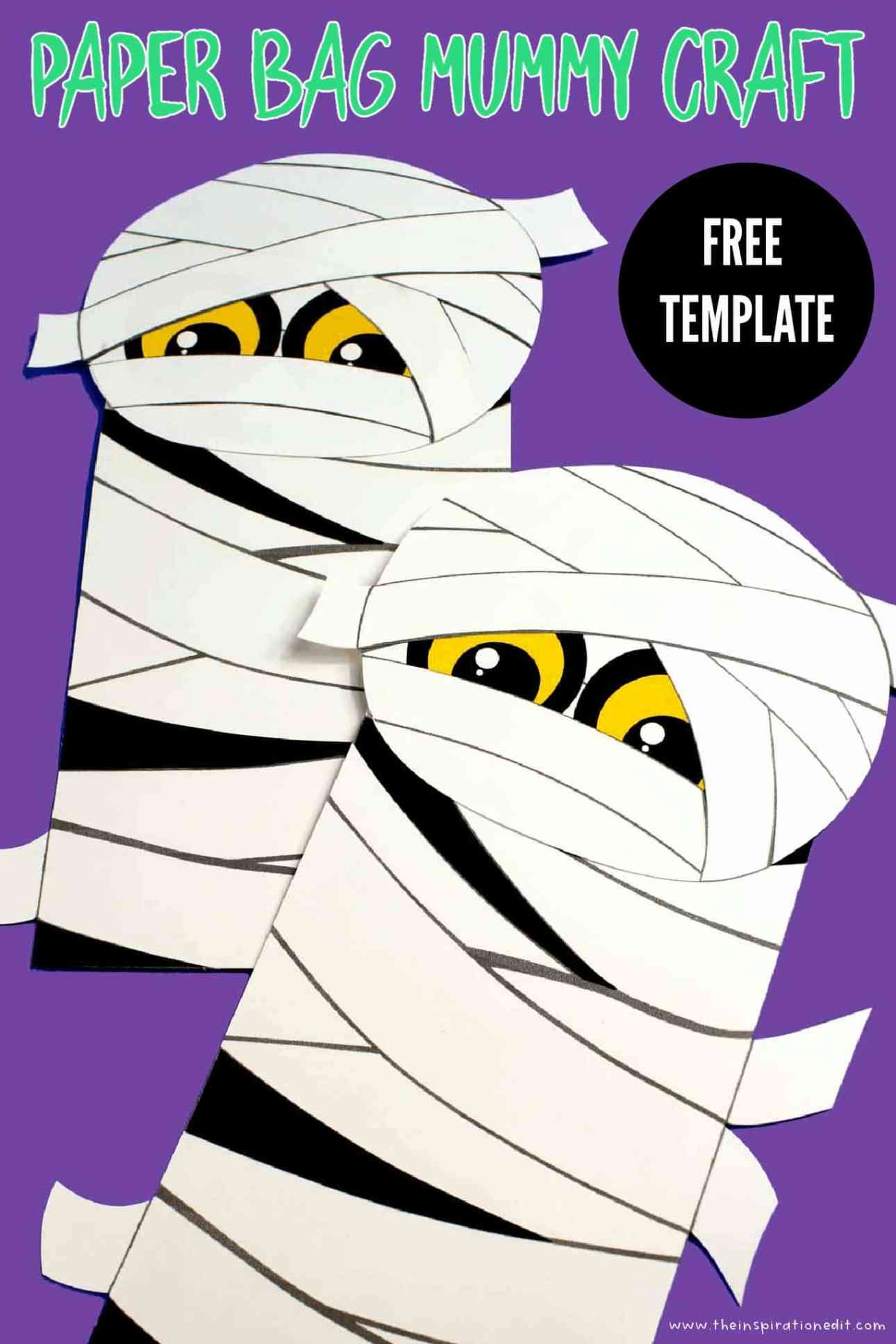 Easy Paper Bag Mummy Craft for Kids - The Inspiration Edit