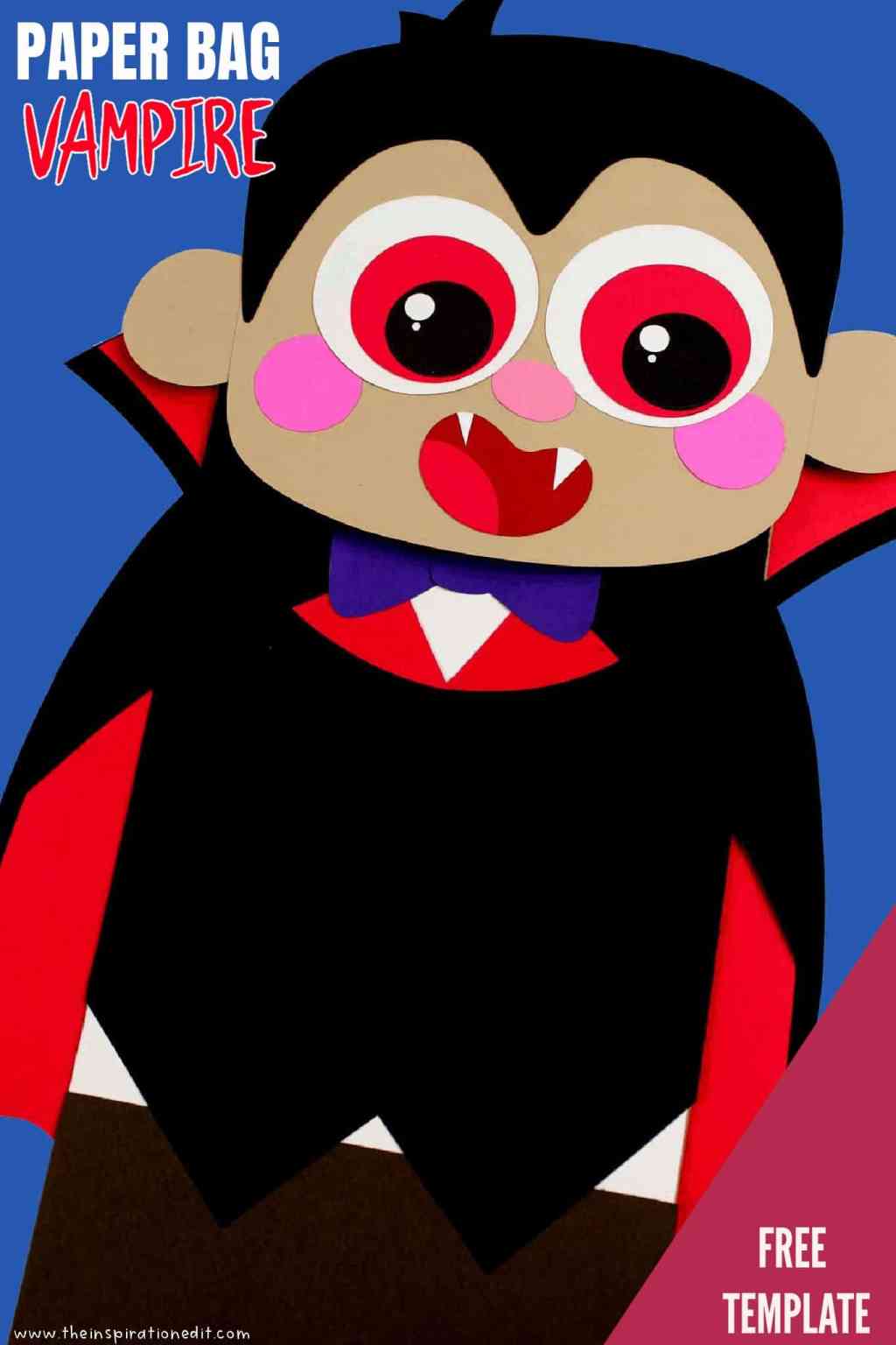 Vampire Puppet Paper Bag Craft - The Inspiration Edit