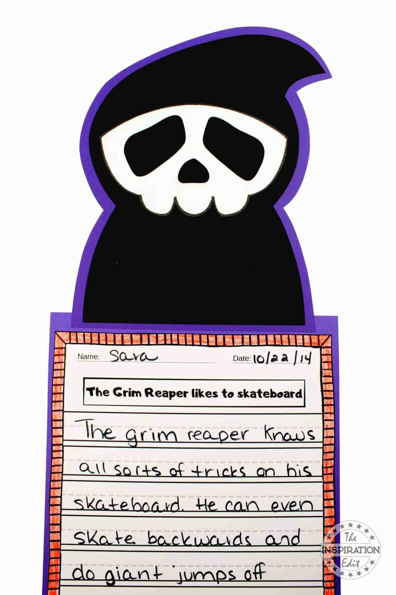 Grim Reaper Halloween Craft for Kids · The Inspiration Edit