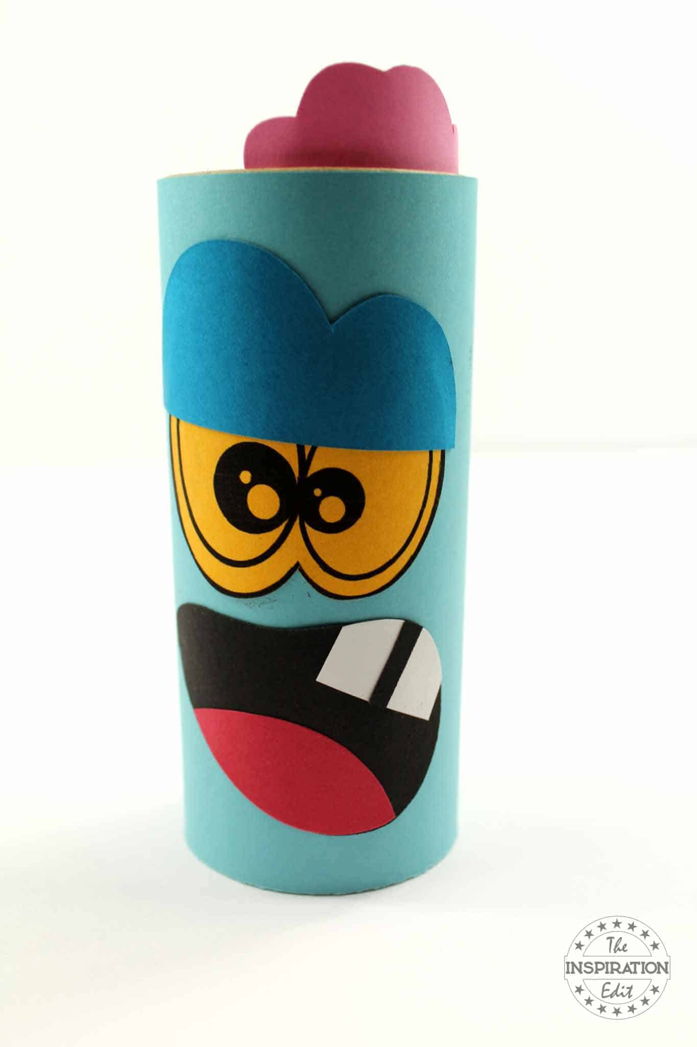Toilet Paper Roll Zombie Craft for Kids · The Inspiration Edit