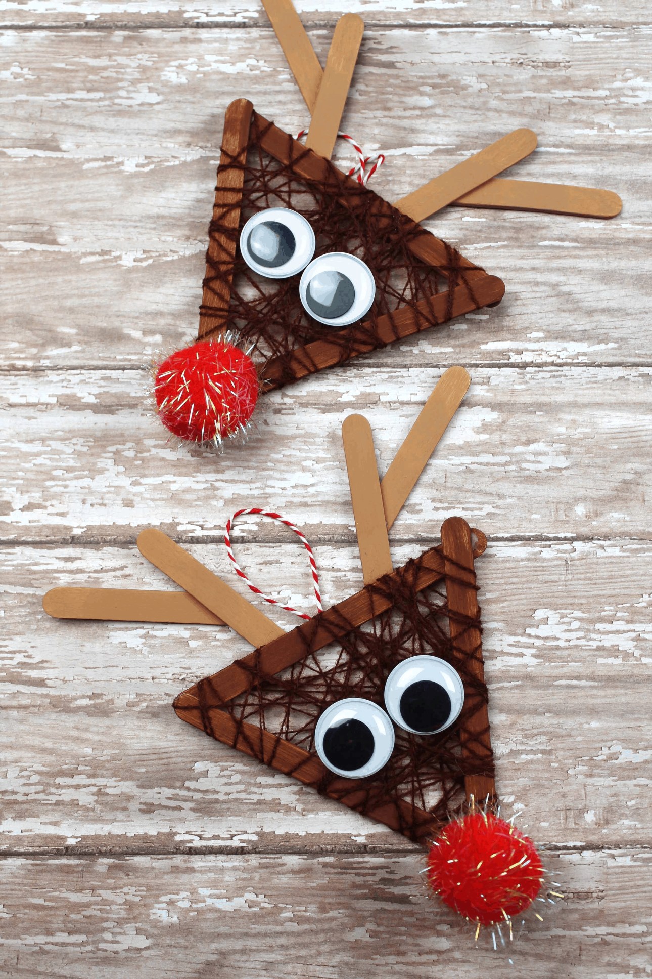 Rudolph Craft With Popsicle Sticks - The Inspiration Edit