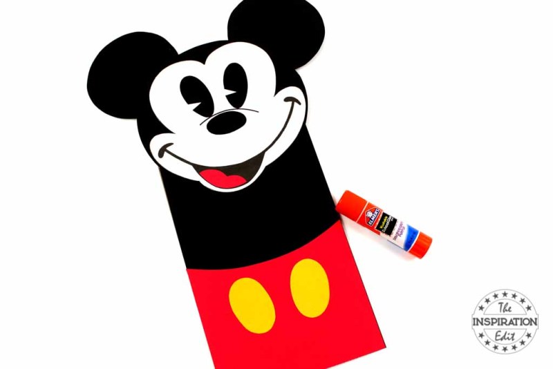 Mickey Mouse Paper Bag Craft · The Inspiration Edit