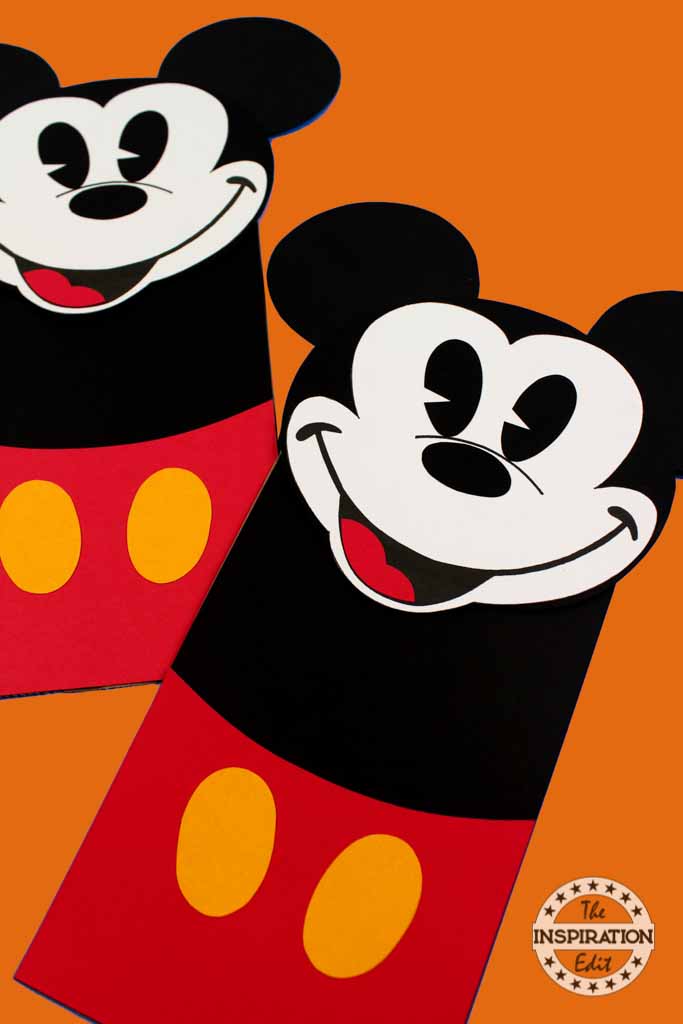 Mickey Mouse Paper Bag Craft - The Inspiration Edit