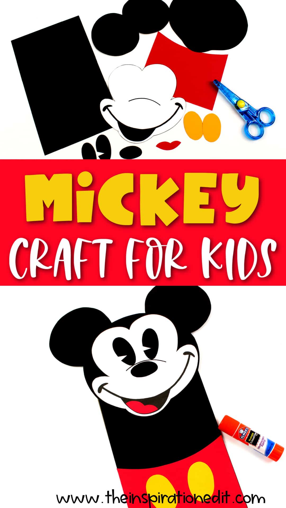 Mickey Mouse Paper Bag Craft - The Inspiration Edit