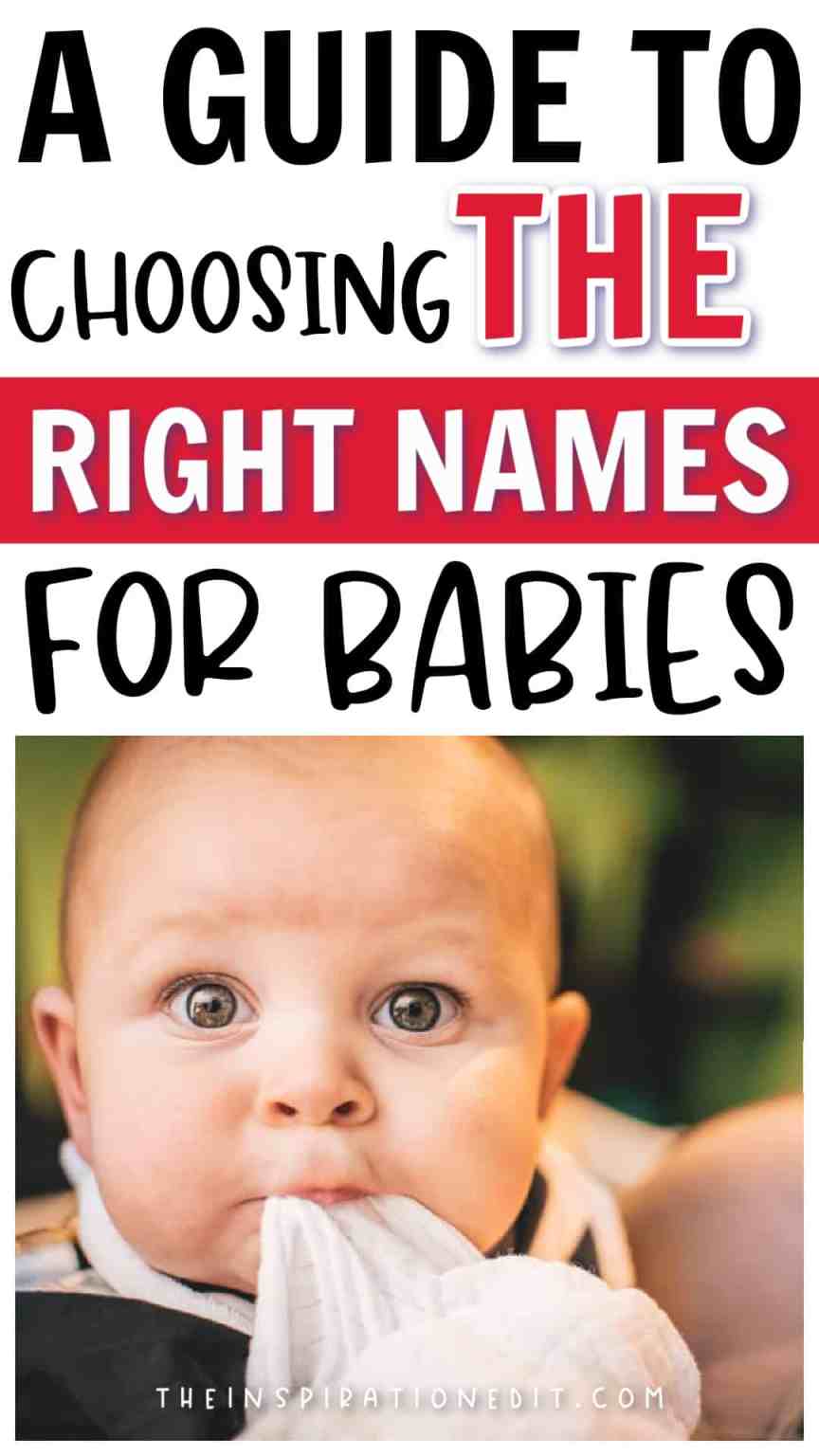 How to Choose Your Baby's Name - The Inspiration Edit