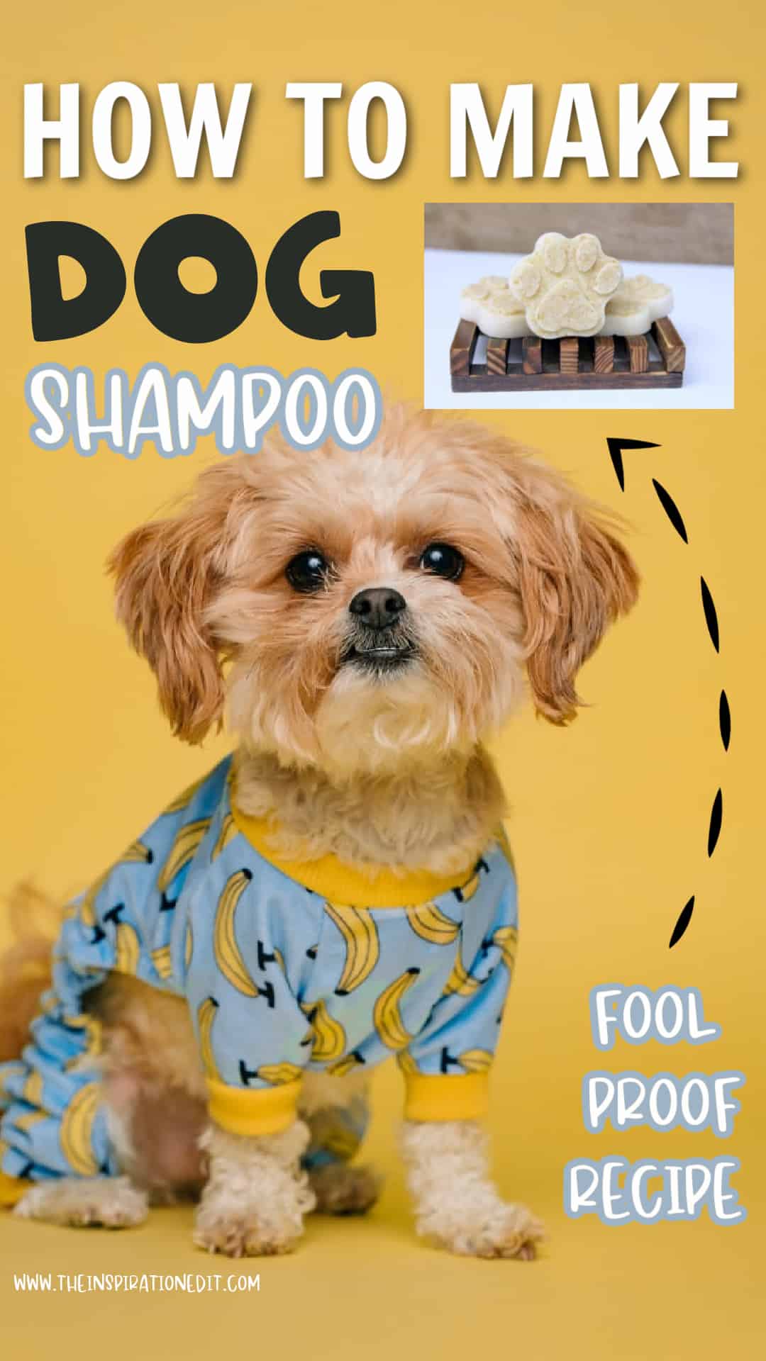 Dog Shampoo Bar Recipe - All Natural - The Inspiration Edit