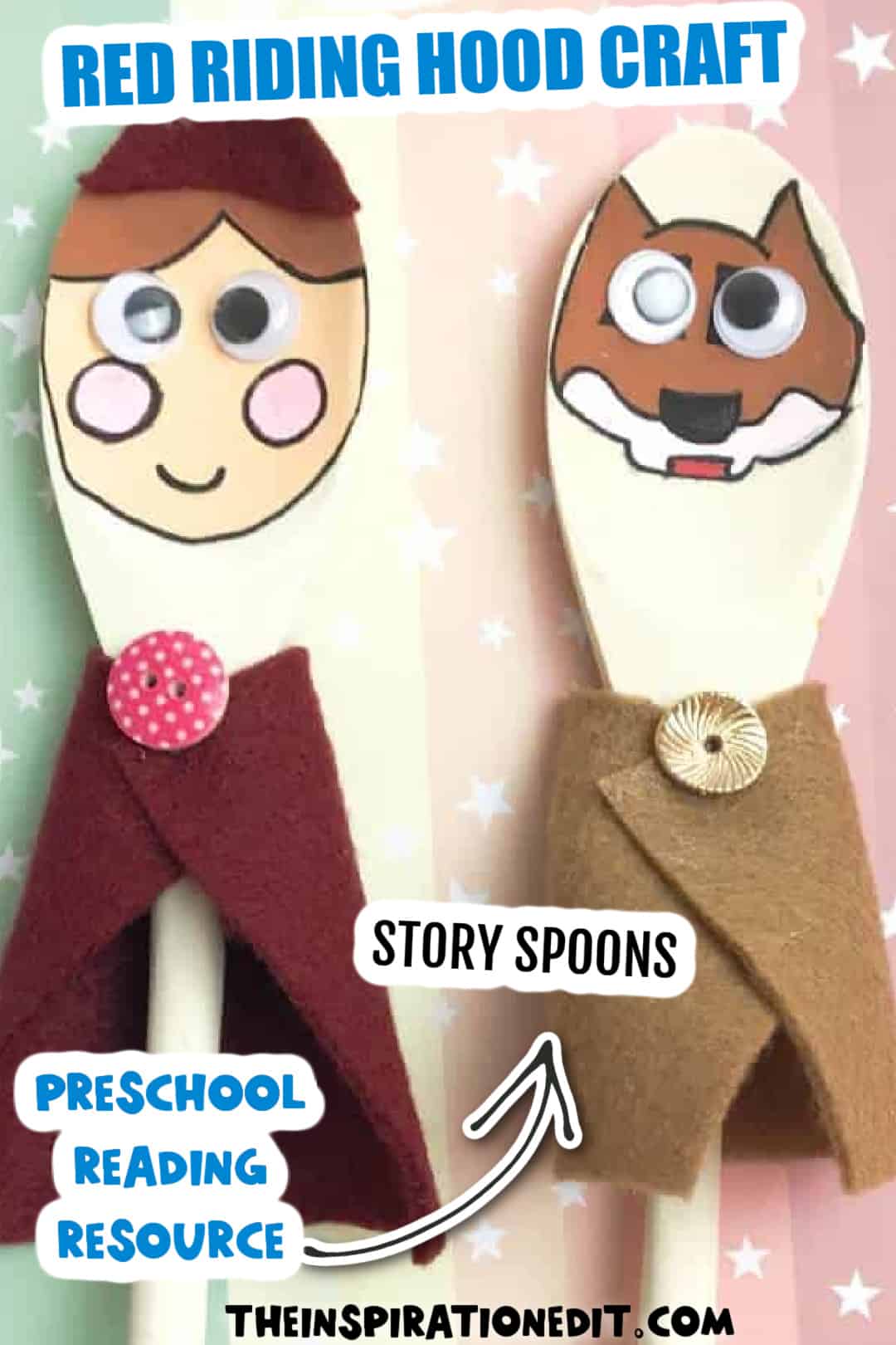 Little Red Riding Hood Craft Story Spoons - The Inspiration Edit