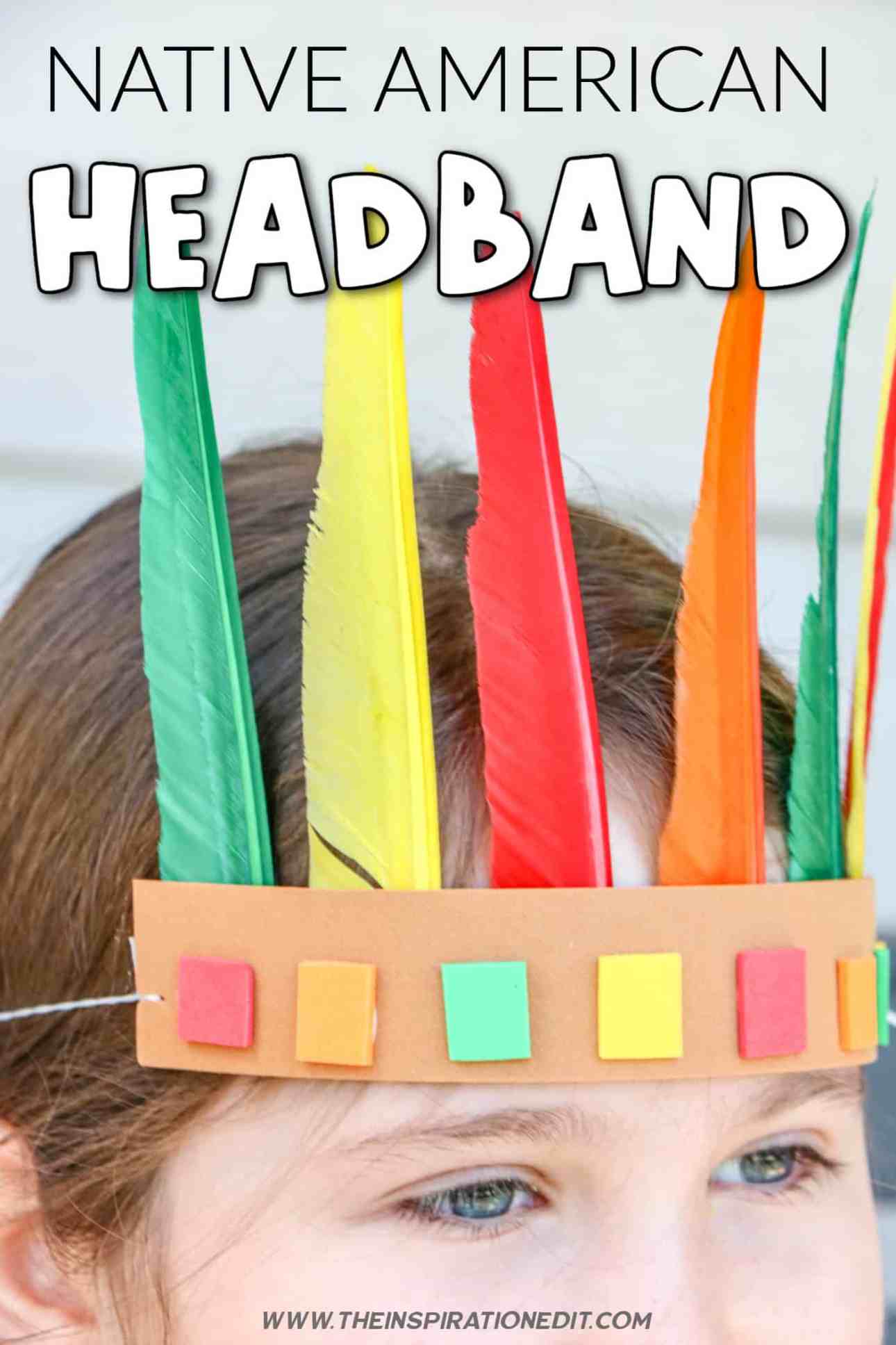 Native American Headband Thanksgiving Craft - The Inspiration Edit